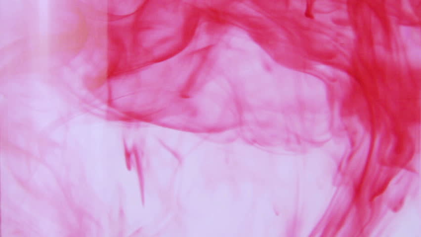 Color Drop Falling In Water Creating A Color Spread. Isolated On White ...