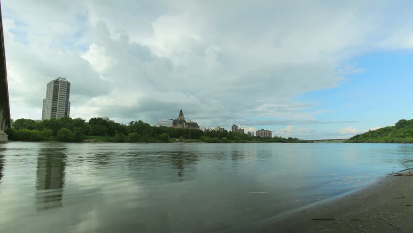 Skyline of Saskatoon by the River image - Free stock photo - Public ...