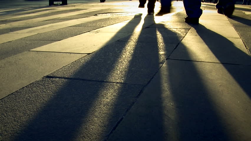 Human Shadow High Contrast Shot Stock Footage Video (100% Royalty-free ...