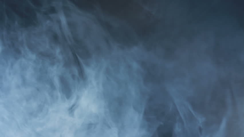 Slow Motions Smoke On A Black Background. Professional Studio Light And ...