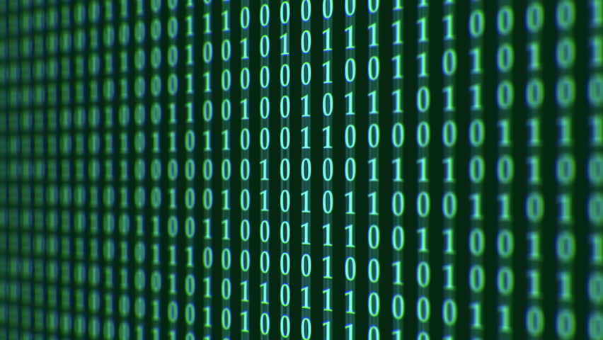 3D Background Of Green Binary Numbers Stock Footage Video 392578 ...