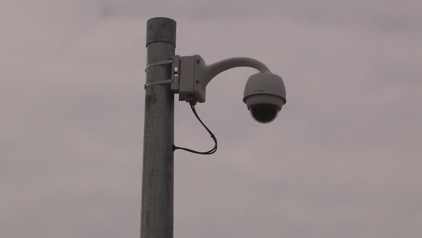 Markham, Ontario, Canada June 2016 Police Pole Camera For Surveillance ...