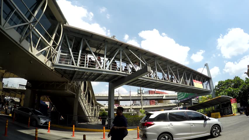 MANILA, PHILIPPINES - MAY 9, 2016: Private Security Guard Managing ...