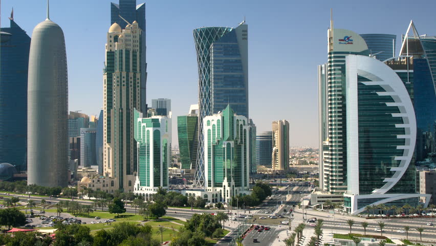 Doha, Qatar - February 2016: Stock Footage Video (100% Royalty-free ...