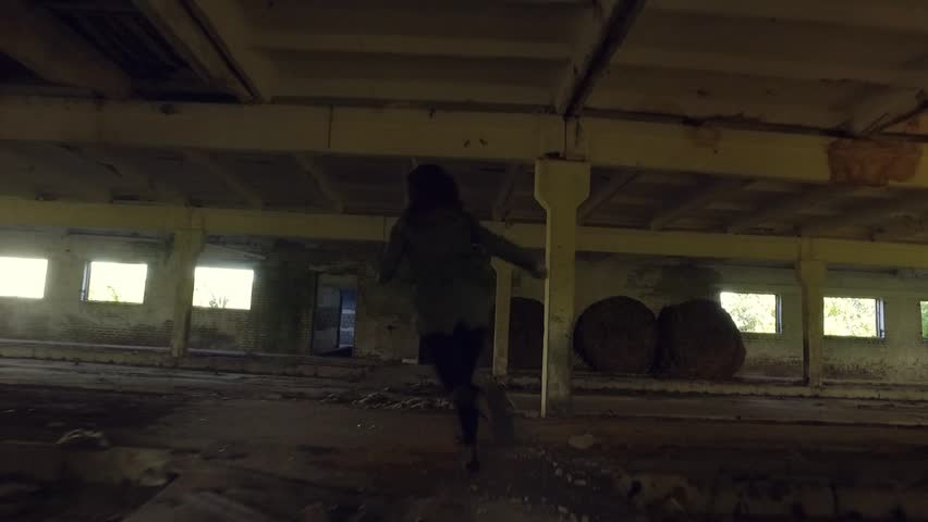 The Girl Run Away from Stock Footage Video (100% Royalty-free) 17140942 ...
