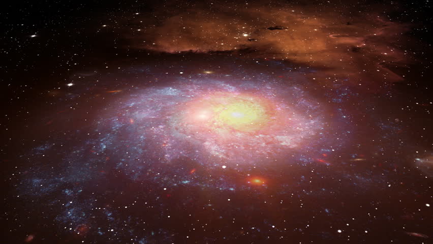 Deep Space Galaxy and Stars Stock Footage Video (100% Royalty-free ...