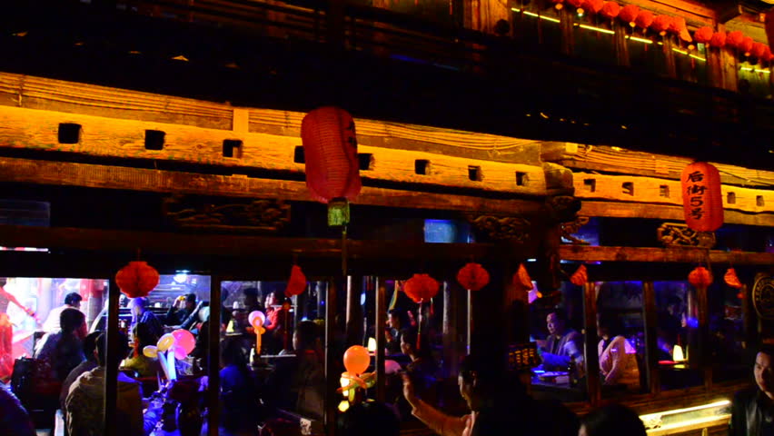 Lijiang, Yunnan, China - March 15, 2016: The View Of Lijiang Ancient ...