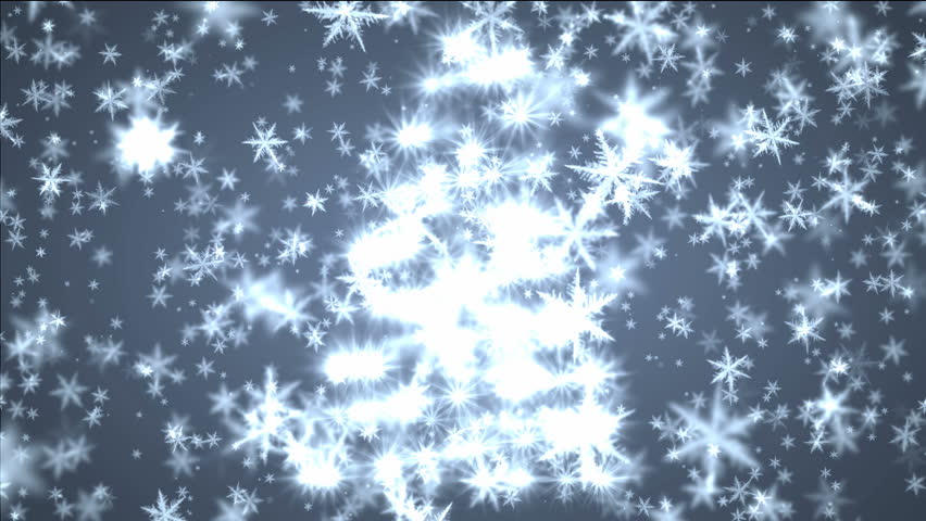 Christmas Tree with Falling Snow Stock Footage Video (100% Royalty-free ...