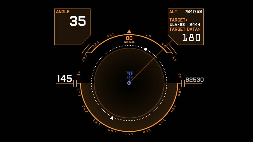 4k Radar GPS Signal Tech Screen Display,future Science Sci-fi Data ...
