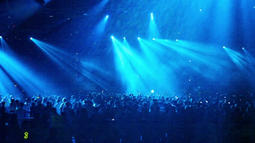 Rave Crowd Background