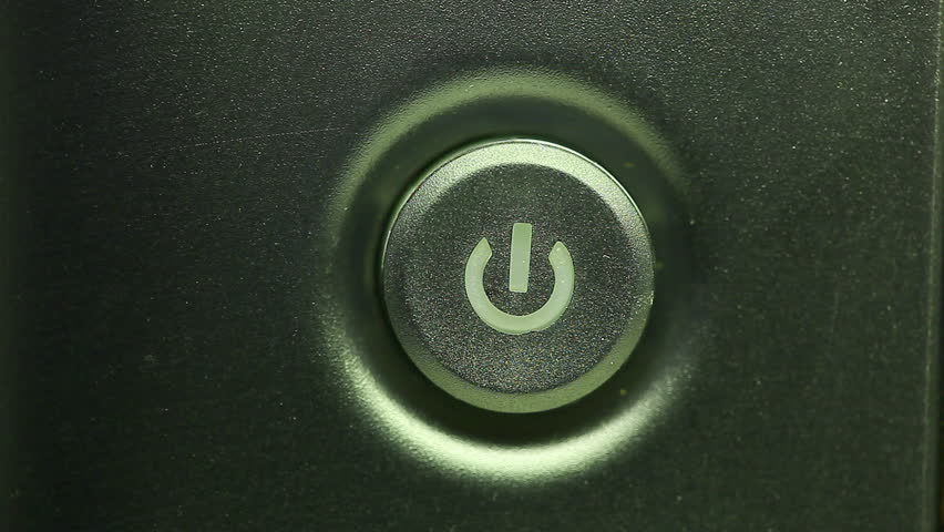 Man Turning Power Button On Stock Footage Video 519715 | Shutterstock