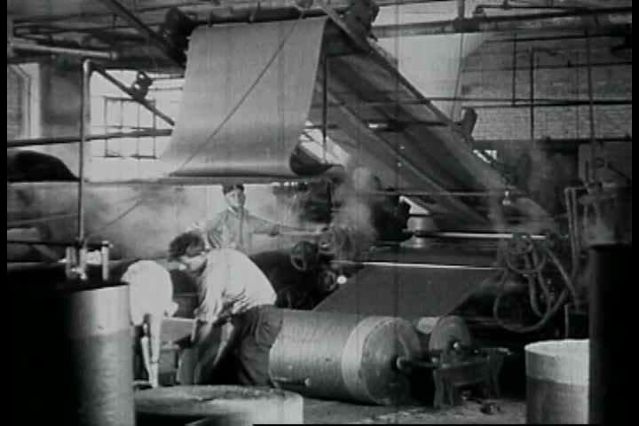 Workers Operate Heavy Large Machines Stock Footage Video (100% Royalty ...