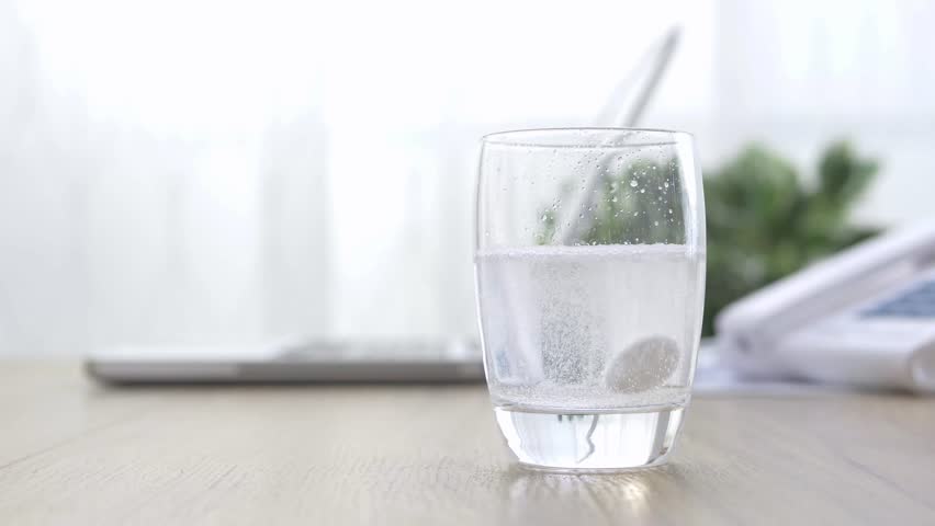 Effervescent Tablet Fizzing and Dissolving Stock Footage Video (100% Royalty-free) 18642722 ...
