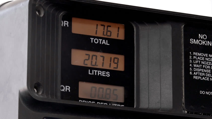 Fuel Dispenser Numbers Rising - Stock Footage Video (100% Royalty-free ...