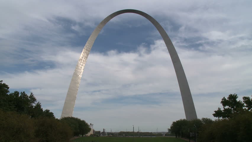 Arch, sun, and sky in St. Louis, Missouri image - Free stock photo ...