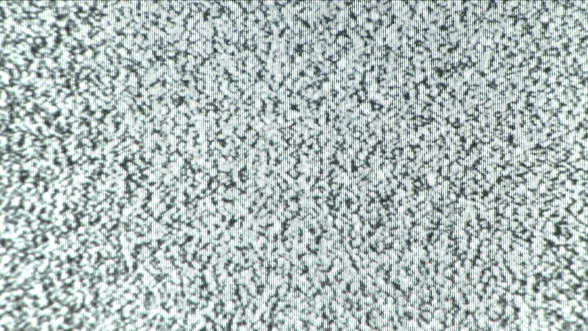 Static Screen, Retro Television Stuck Stock Footage Video (100% Royalty ...