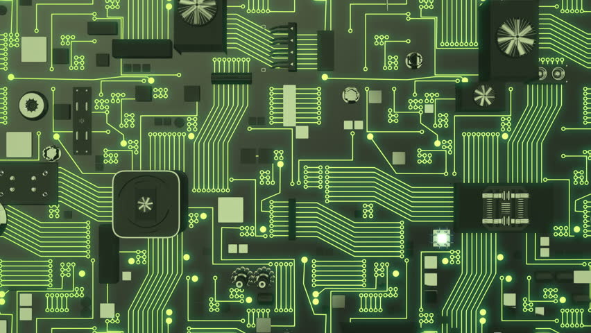 Electric Circuit Animation Perfect Loop Stock Footage Video 29799112 ...