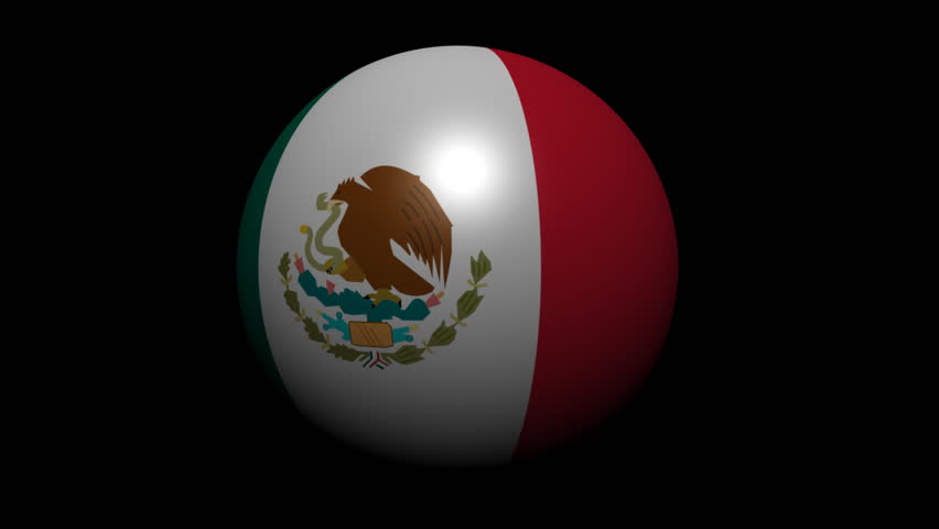 Mexico Flag Sphere With Shadow Animation Stock Footage Video 1106197 ...