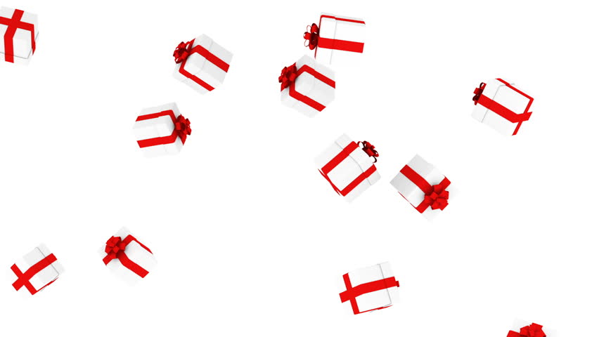 Falling Christmas Gift Boxes On Stock Footage Video (100% Royalty-free ...