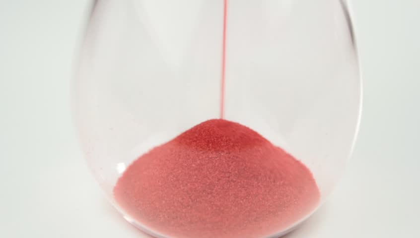 Red Sand Hourglass Stock Footage Video (100% Royalty-free) 2100452 ...