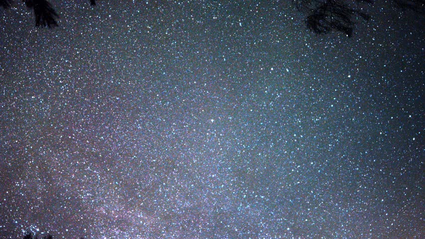 Multi-colored Stars in the Sky Video de stock (totalmente libre de ...