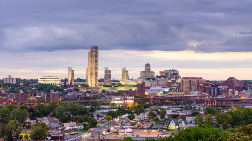 Albany, New York, USA Skyline. Stock Footage Video 22407757 | Shutterstock