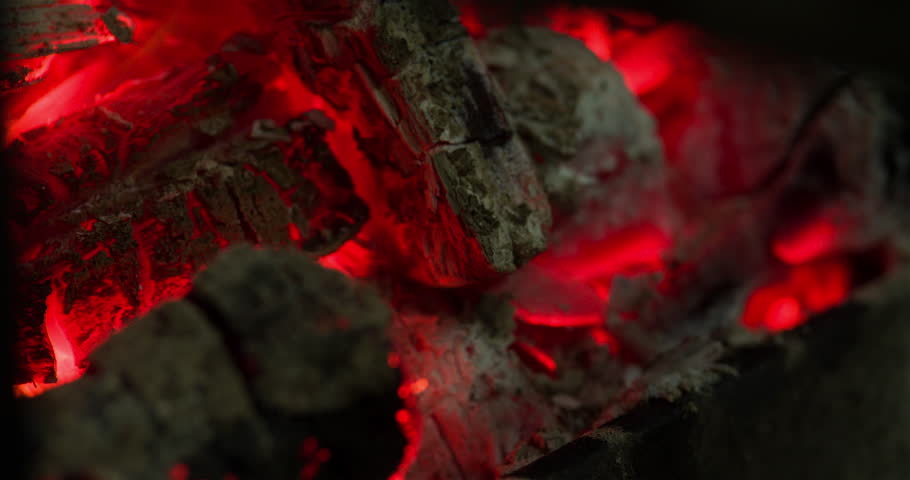 Charcoal Fire Burning 4k Close Stock Footage Video (100% Royalty-free ...