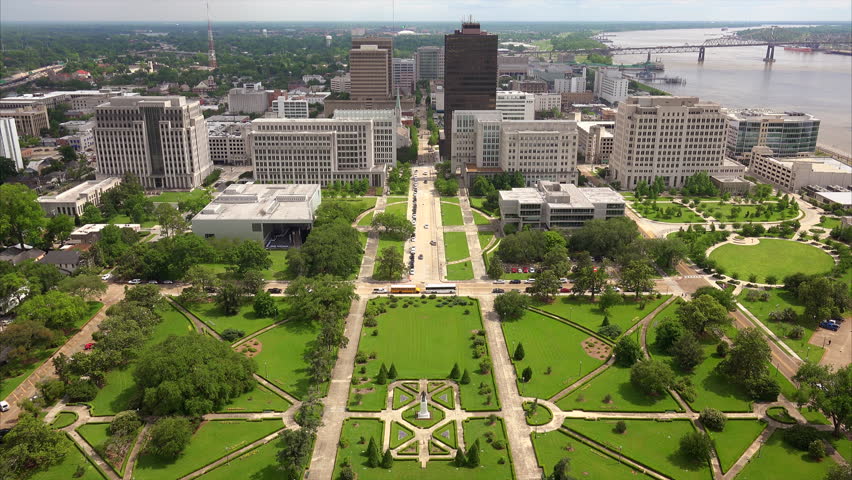 Baton Rouge City Skyline from Stock Footage Video (100% Royalty-free ...