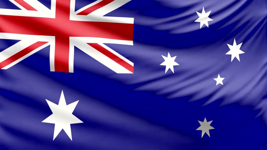 Australia Flag Loop 1 Stock Footage Video 1371289 | Shutterstock