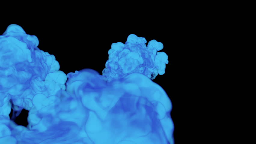 Blue Ink Drop in Water Stock Footage Video (100% Royalty-free) 22363402 ...