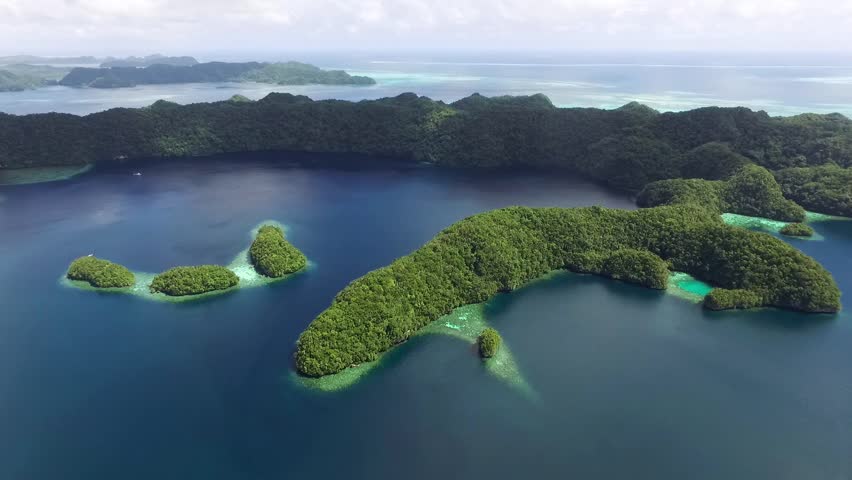 Stock video of landscape of koror island in palau. | 22604662 ...