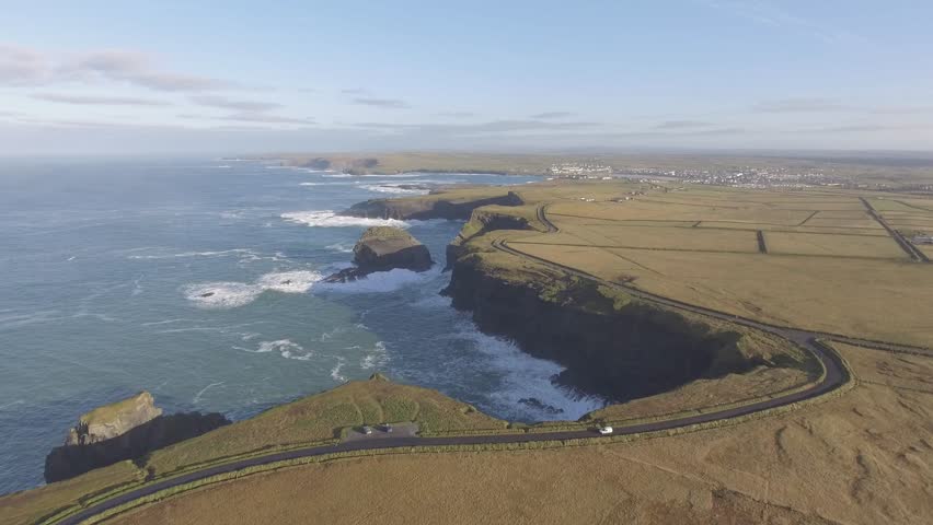 Aerial Loop Head Peninsula in Stock Footage Video (100% Royalty-free ...