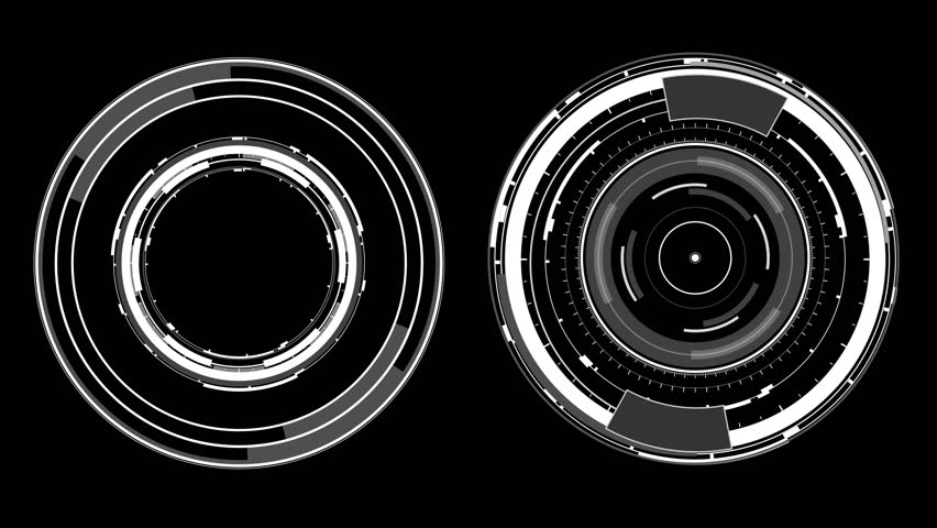 HUD Frame With Alpha Channel UI Sci-Fi Frame Overlay | Quicktime | PNG ...