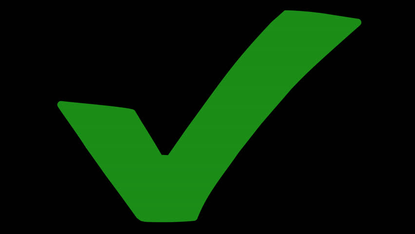 Green Checkmark Stock Footage Video 56656 | Shutterstock
