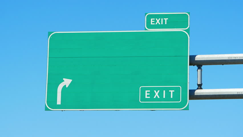 Green Interstate Signs Clip Art