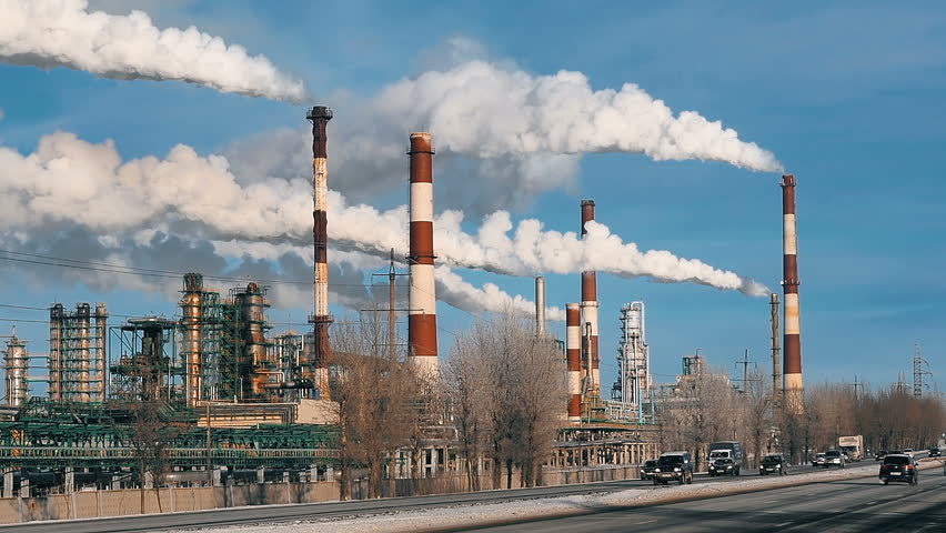 Fire Burns At An Oil Refinery. Stock Footage Video 1478647 | Shutterstock