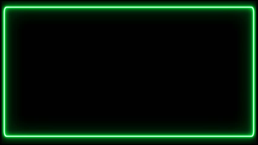 Green Neon Full Frame On Stock Footage Video (100% Royalty-free ...