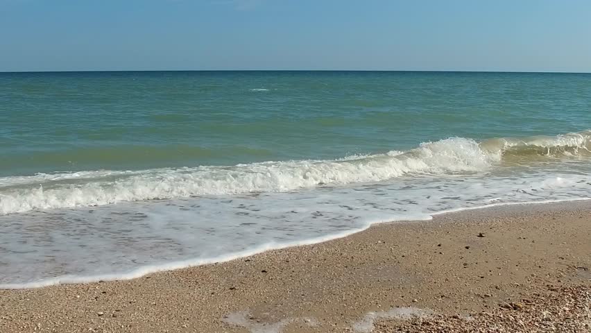 Slow Waves Shot On the Stock Footage Video (100% Royalty-free) 23797882 ...