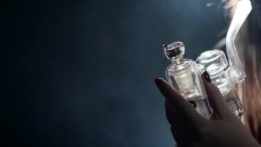 Smoke from Marijuana Bong Stock Footage Video (100% Royalty-free ...