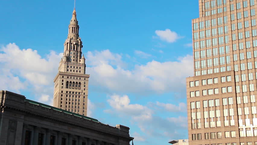 Buildings and towers in Cleveland, Ohio image - Free stock photo ...