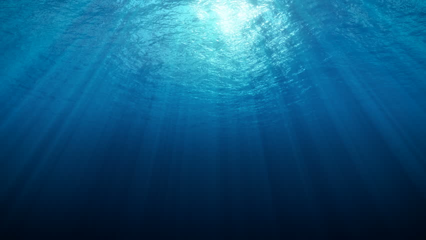 High Quality Looping Animation Of Ocean Waves From Underwater With ...