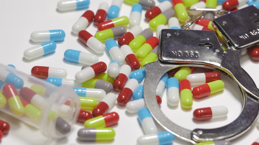 Prescription Drugs On a Table Stock Footage Video (100% Royalty-free ...