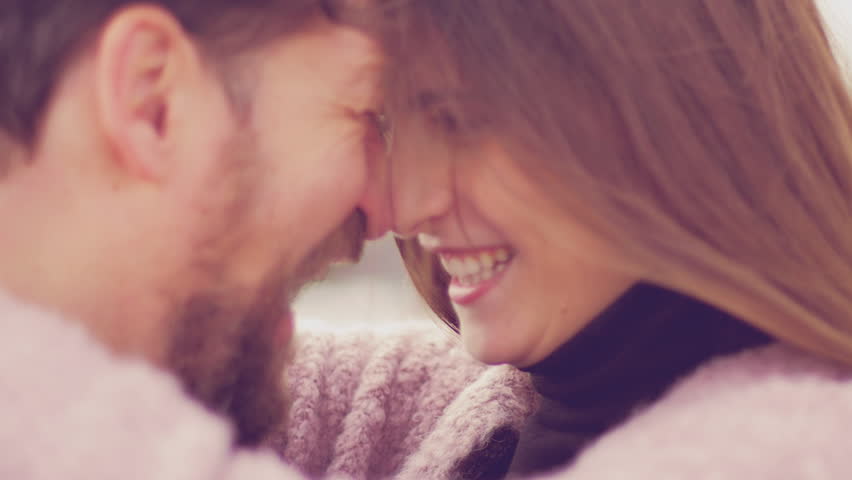 Man and Woman Nose to Stock Footage Video (100% Royalty-free) 24935372 ...