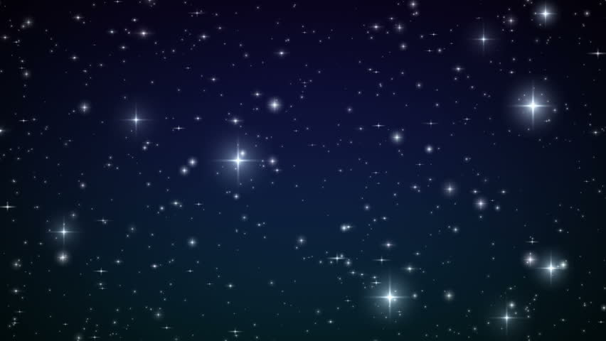 Flight Through The Stars. Looped Animation. Beautiful Endless Stars ...