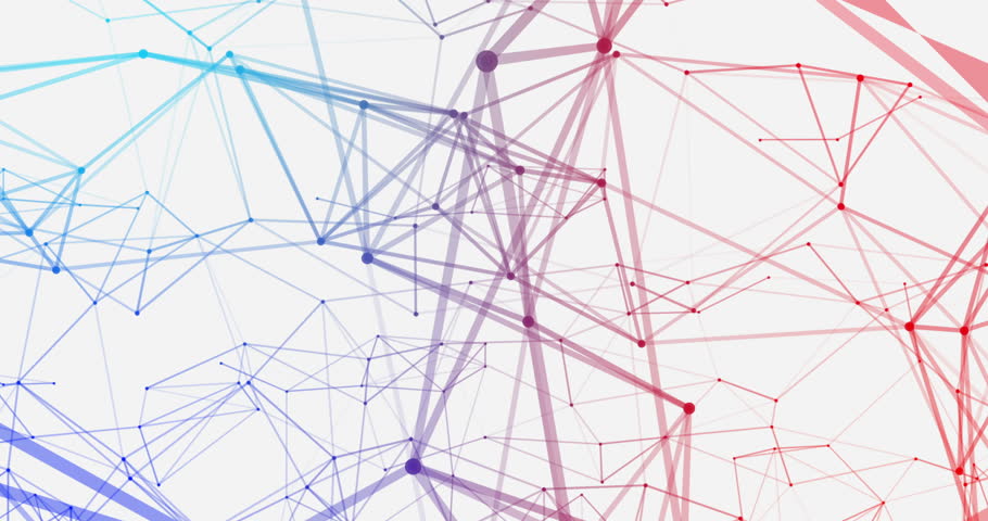 Colorful Abstract Connecting Dots and Stock Footage Video (100% Royalty ...