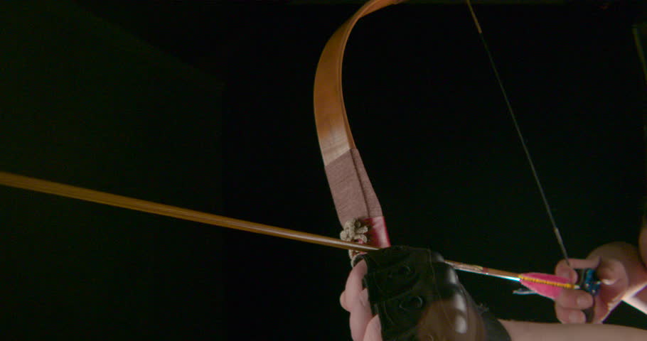 Tension Classic Bow and Arrow Stock Footage Video (100% Royalty-free ...