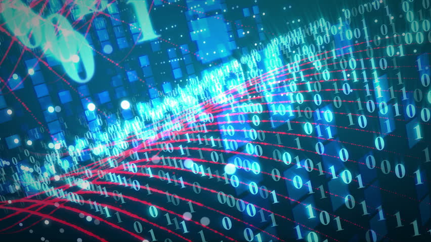 3D Mathematics Very Spectacular Colorful Animation.Numbers Flying In 3D ...