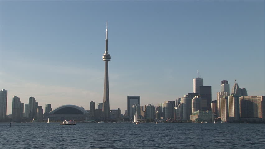 Wide View of the Toronto Stock Footage Video (100% Royalty-free ...