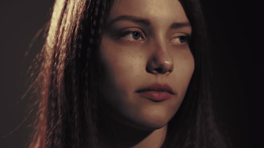 Teen Girl Having Fun And Making Funny Faces, 4K UHD 60 To 24fps Stock ...