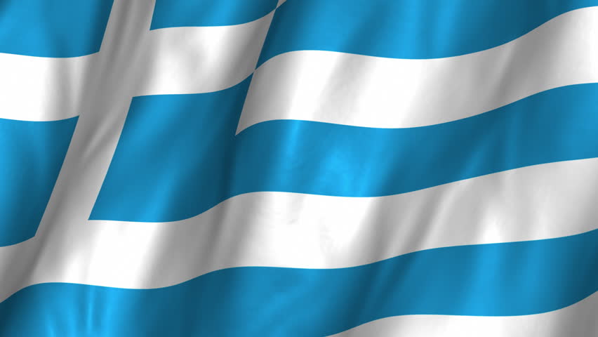 3D Waving Greece Flag Background Blue And White Colors, Europe. Stock ...